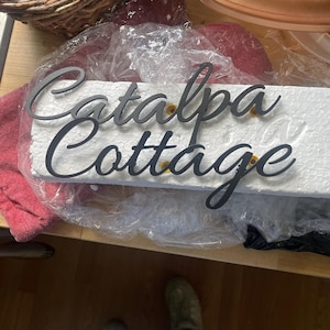 Personalized Metal Villa Name Sign, Custom House Entry Sign, Custom ...