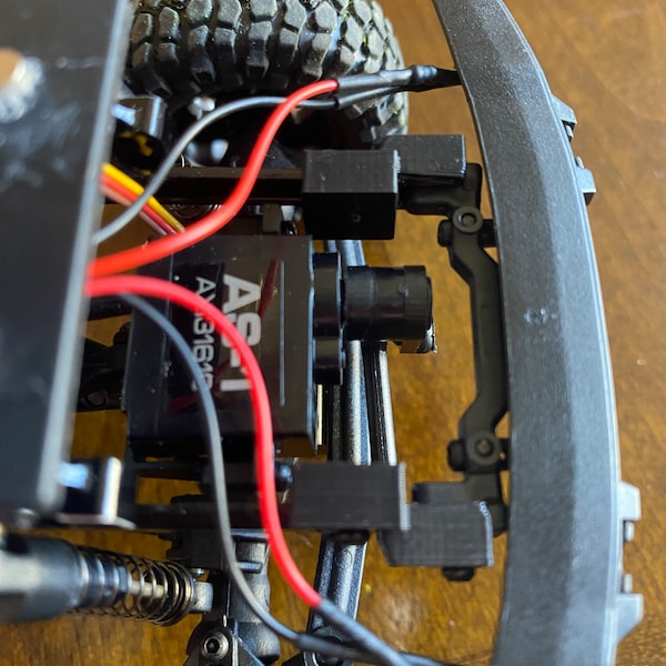 SCX24 Bronco/gladiator Front Bumper Relocation Mount - Etsy