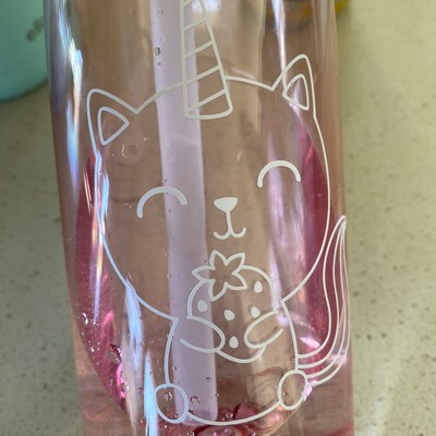 Cat Unicorn Coloring SVG Clipart Caticorn Outline Line Art for Coloring ...