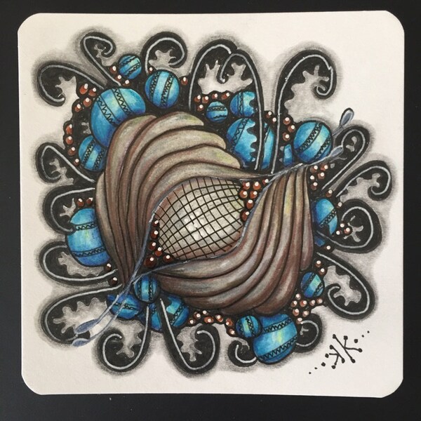 3D Zentangle: Shading Crescent Moon PDF Ebook - Etsy