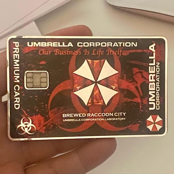 Resident Evil Umbrella Corporation T-virus Vial Stickers 25x17.5mm - Etsy