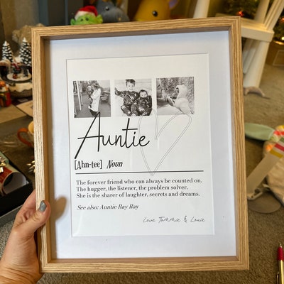 Personalised Family Picture Collage Memorable Gift for Family, Gift for ...