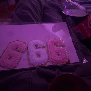 Number Patches 3 Inch Iron on Number Patch Iron on Patch Custom Patch ...