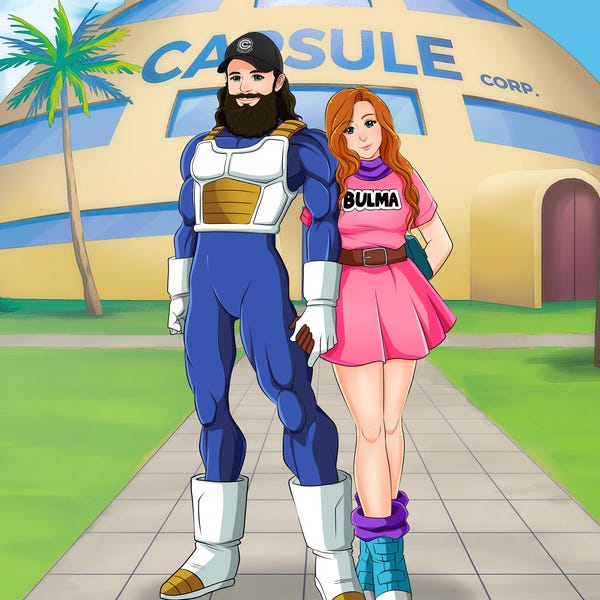 Personalized Anime Drawing, Custom Anime Portrait, Custom Anime Art ...