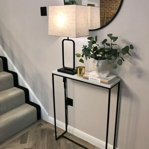 Metal Console Table Radiator Cover With Mild Steel Frame With Quartz ...