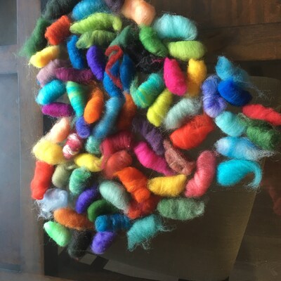 Wooly Buns Roving Fiber Sampler Gold Wool Roving Assortment - Etsy