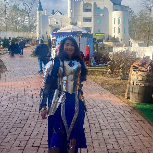Medieval Lady Cuirass Female Fantasy Armour Suit Knight Women Warrior Armour Larp Skirt