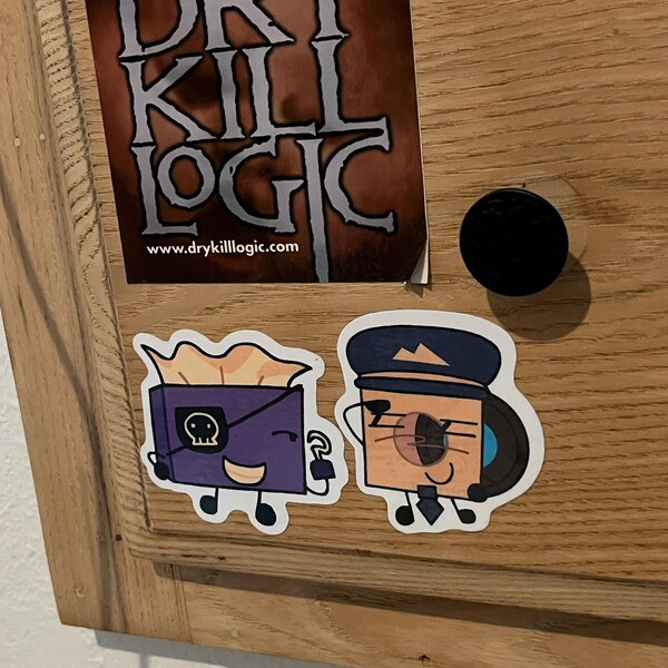 Object Show Stickers – Tissues & Record Burner, Sacriverse - Etsy