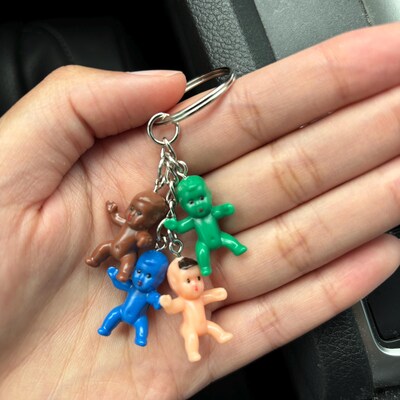 Funny Toilet Keychain, Weird Baby Keyring, Stupid Keychain, Unique ...