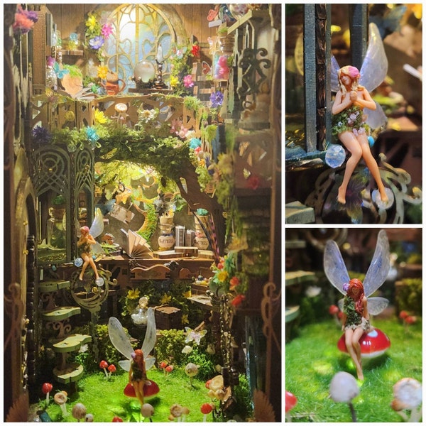 30mm Suzette - Hand Painted 3D Printed Miniature Fairy Figurine ...