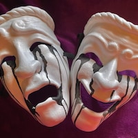 SCP - 035 Mask / Greek Comedy & Tragedy Masks / Theater Masks - Etsy Canada