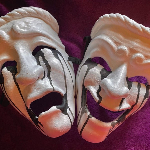 SCP - 035 Mask / Greek Comedy & Tragedy Masks / Theater Masks - Etsy