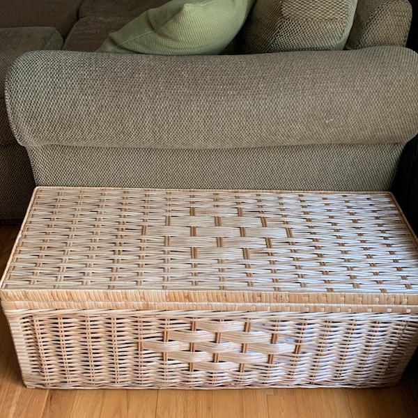 Kids Toy Storage Basket, Wicker Storage Trunk, Storage Basket ...