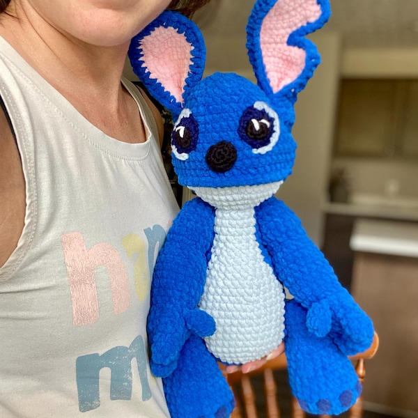 CROCHET PATTERN Blue Alien Monster (amigurumi, Crochet, Photo Tutorial ...