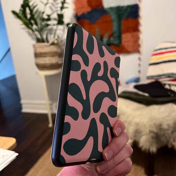 Aesthetic Flower Sketch Personalization Kindle Paperwhite Case, All-new ...