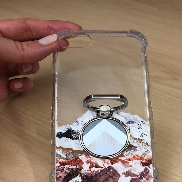 IPhone Ring Stand Geometric Ring Stand Samsung S8 Ring Holder iPhone ...