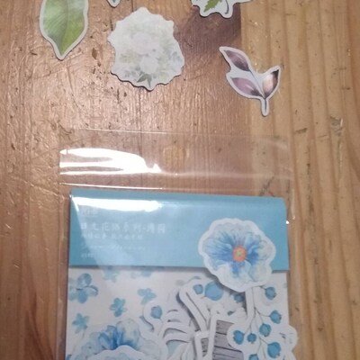 45pcs Colourful Flower Stickers Pack Journalingplanner - Etsy