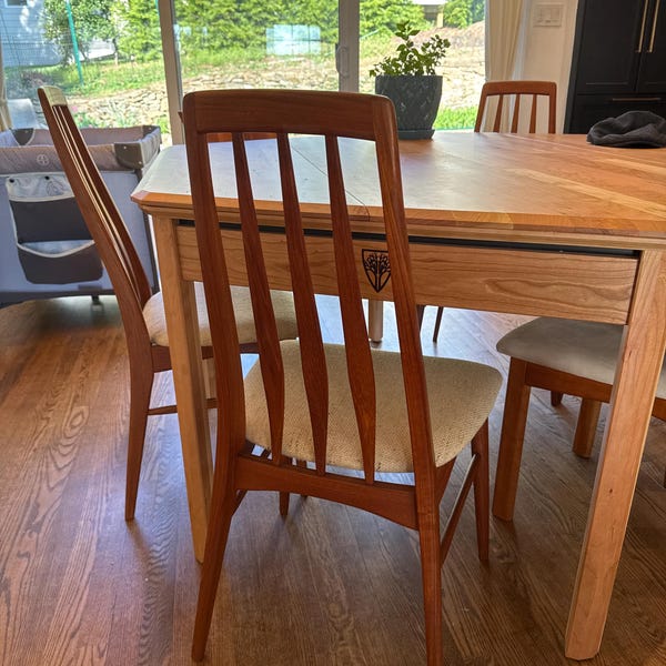 Mid Century Teak Extendable Dining Table: Danish Modern MCM - Etsy