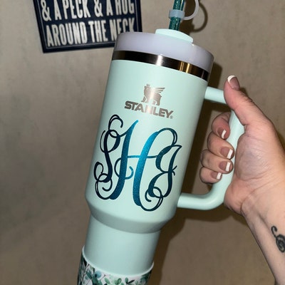 Scope and Deer Track Monogram // Monogram Decal // Car Monogram Decal ...