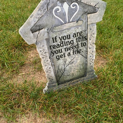 Fake Tombstones 6pc Halloween Yard Art Yard Card Lawn Sign - Etsy