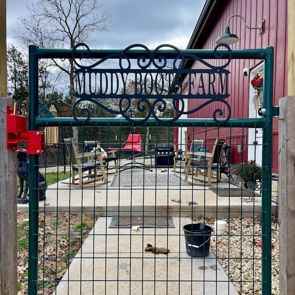 Custom Split Scroll Monogram-housewarming Gift - Personalized Metal ...