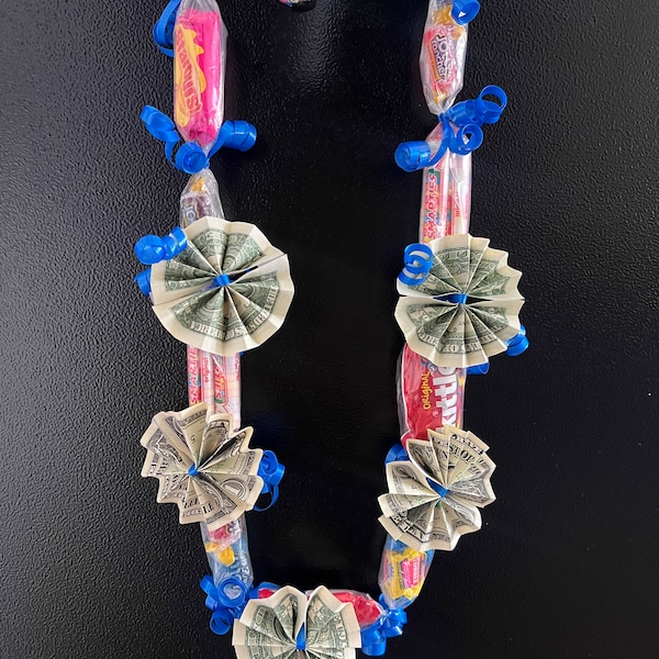 Candy Lei / Candy Necklace / Graduation / Birthday / Promotion - Etsy