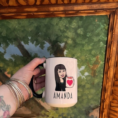 PERSONALIZED Bitmoji Coffee Mug, Custom Bitmoji Mug, Coworker Gifts ...
