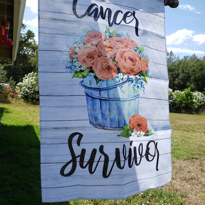Personalized Rustic Garden Flag, Spring Garden Flag, Rustic Yard Flag ...