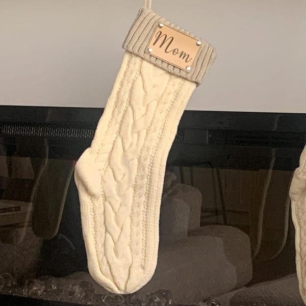 Engraved Holiday Stockings ,custom Christmas Knitted Stockings,2024 ...