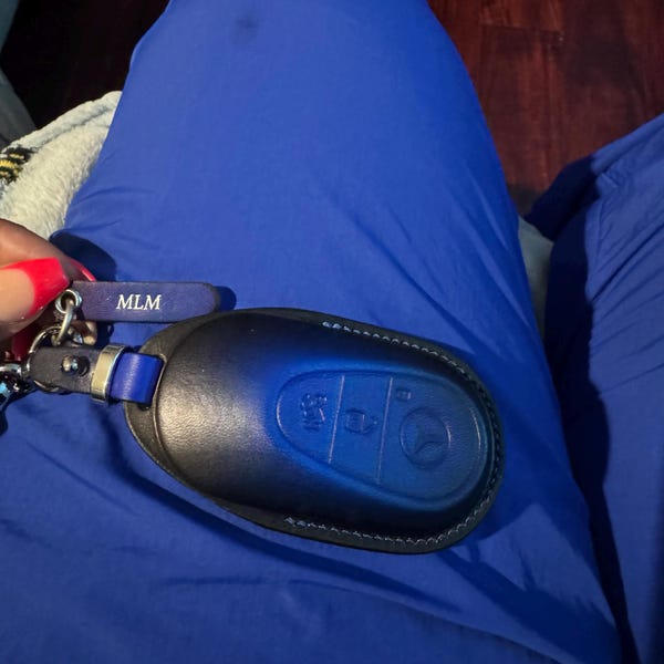 2023 2024 Mini Cooper S JCW Key Fob Cover, Leather Key Case for Keyless ...