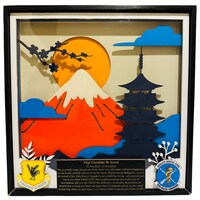 3D Japan Shadow Box SVG for Cricut Silhouette Osaka Layered - Etsy Canada