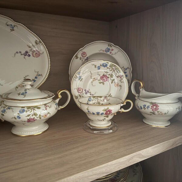 Bombay Green Iroquois SALAD PLATES Set of 4 Ben Seibel Design RARE 1969 ...