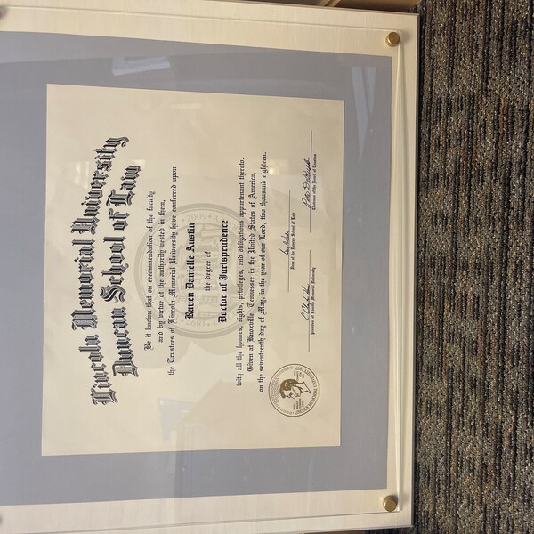 Diploma Acrylic & Wood Diploma Display Frame Custom – Graduation ...