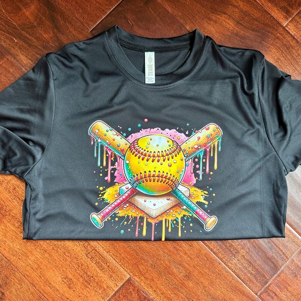 Softball Home Plate Ice Cream Drip PNG, Softball Sport Team Png ...