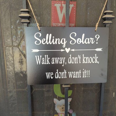 Make Your Own Custom Porch Sign, Custom Made No Soliciting Sign, Design ...