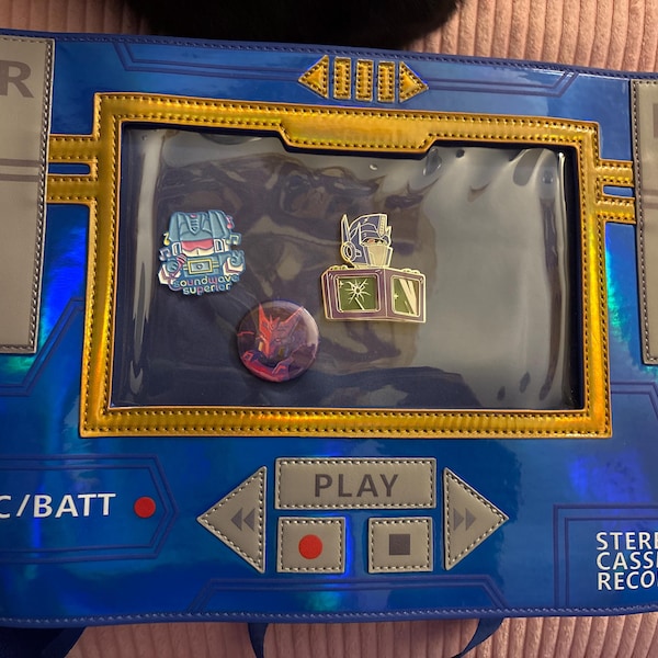LIMITED QUANTITY Transformers Holographic Blue Soundwave Itabag ...