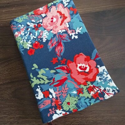 Stretch FLORAL BINDER COVER You Choose Fabric Binder Cover, 3 Ring ...
