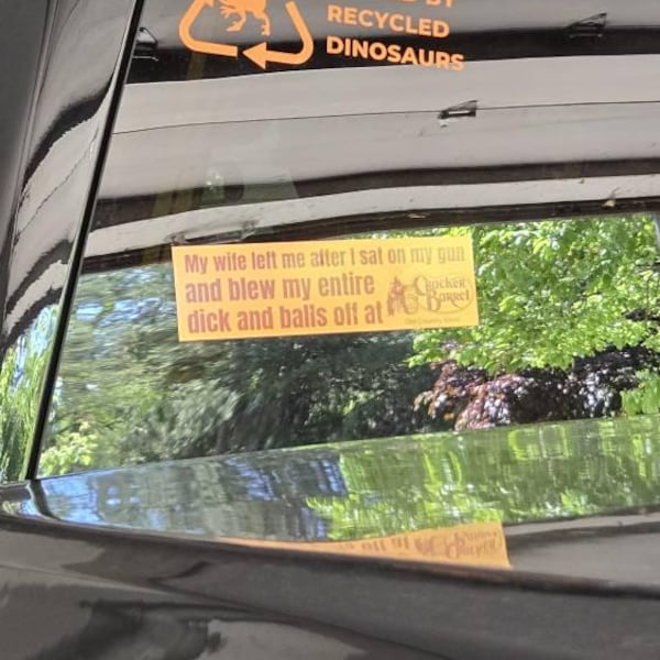 TRAF - Now Read It Backwards Bumper Sticker or Magnet | Funny Sticker ...