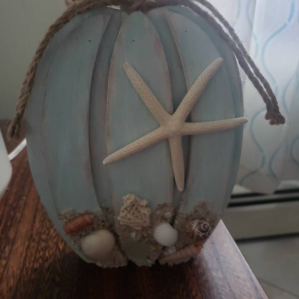 Pumpkins, Coastal Pumpkins, Beach Pumpkins, Coastal Fall Decor, Beach ...