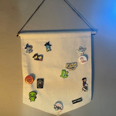 Enamel Pin Display Banner, Multiple Sizes, Badge Display, Brooch ...