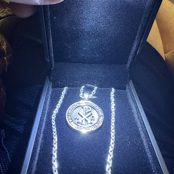 Chi Rho Necklace Pendant, Chi-rho XP Necklace, Christian Jewelry ...