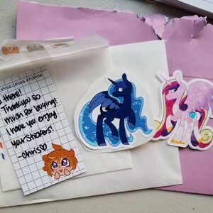 Sale Classic Princess MLP Vinyl Stickers - Etsy