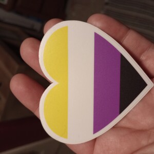 Demiflux Demifluid Pride Flag Heart Sticker Die Cut Vinyl - Etsy