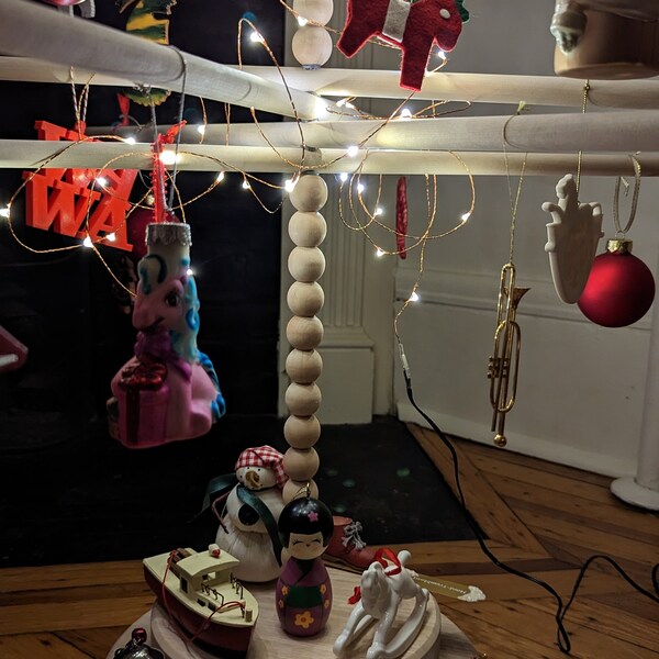 Wedding Cake Wood Christmas Tree Base Upgrade: BASE ONLY- Trees Sold ...