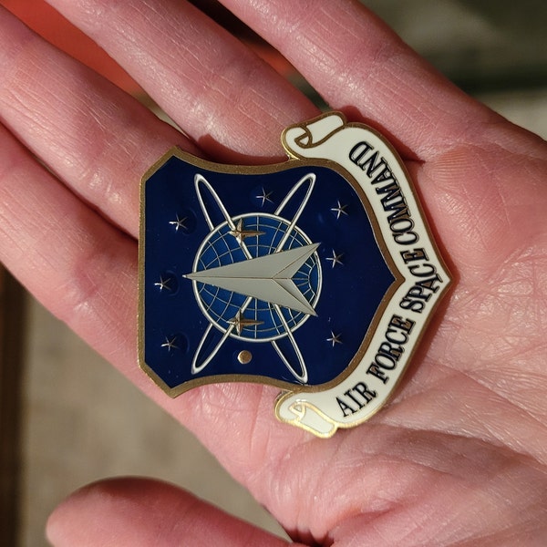 Air Force SPACE Command Challenge Coin - Etsy