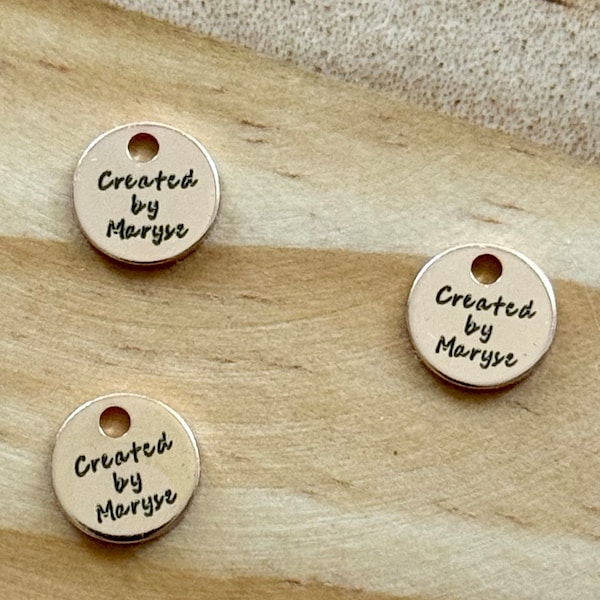 Custom Jewelry Logo Charms -personalized Logo Charms -jewelry Tag ...