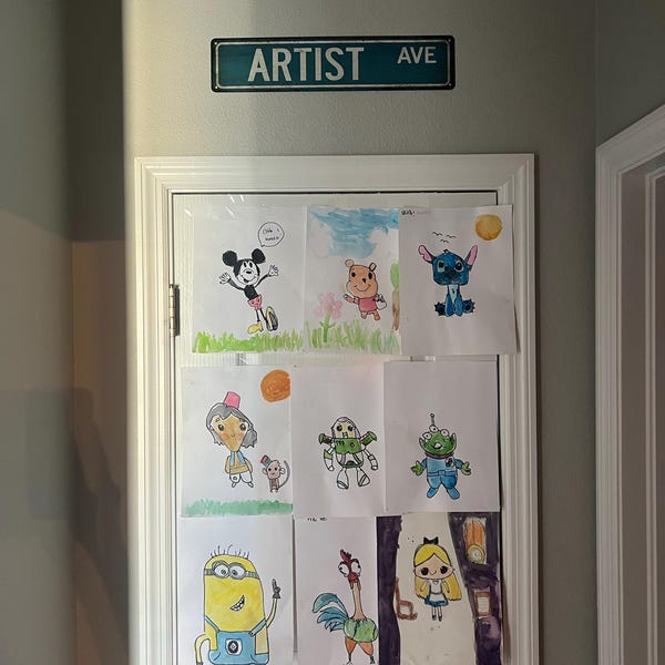 Artist Street Sign, Artist Gift, Art Studio Decor, Painter Sign, Gift ...