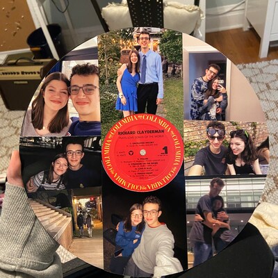 Friends TV Show Vinyl Record Photo Collage Vintage Record Vinyl Record ...