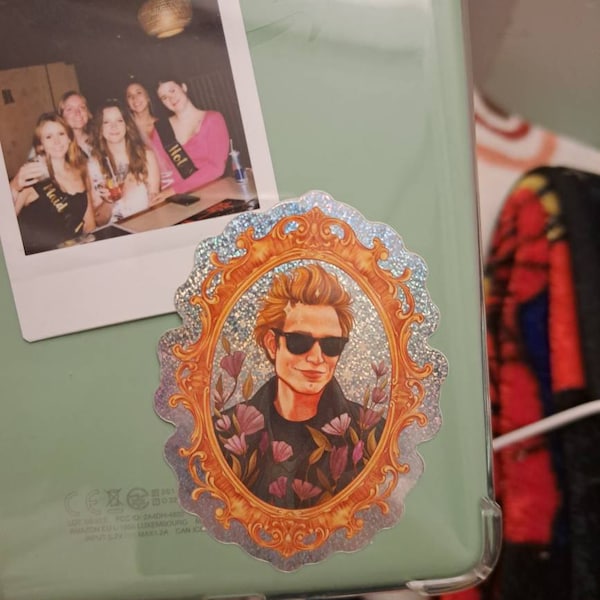 Sparkly Edward Cullen Twilight Glitter Sticker - Etsy