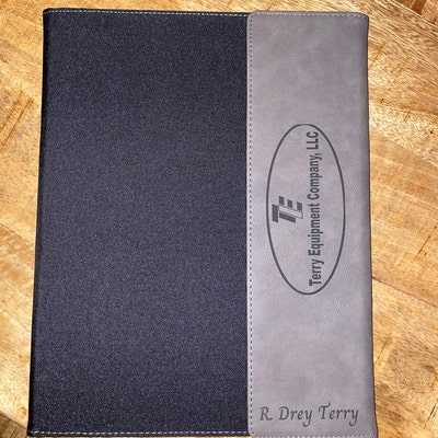 Leather Portfolio Personalized Portfolio Custom Engraved - Etsy
